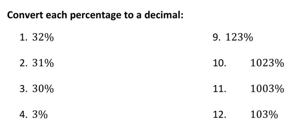 Decimals – Minimally Different