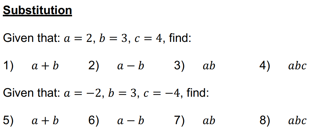 Substitution – Minimally Different