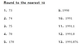 Number – Minimally Different